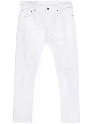 DONDUP DONDUP Distressed Skinny Jeans White