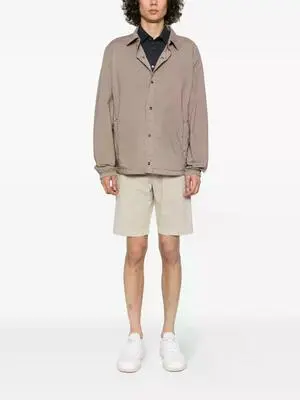 Fedeli Piqué Cotton Shirt - Blue