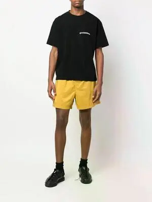 PLEASURES Embossed Logo Bermuda Shorts