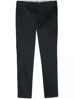 PT TORINO Mid-rise Tapered Trousers - Blue