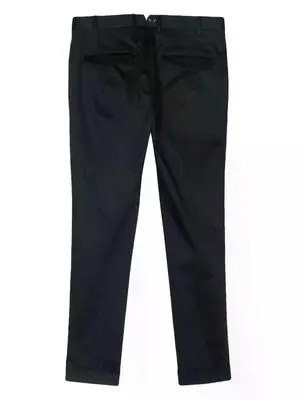 PT TORINO Mid-rise Tapered Trousers - Blue