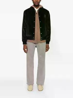 Maison Kitsuné Corduroy Teddy Bomber Jacket
