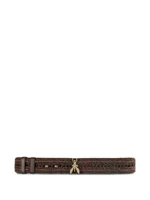 Patrizia Pepe Woven Low-waisted Belt - Brown