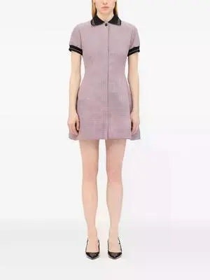 MSGM Check-pattern Mini Dress
