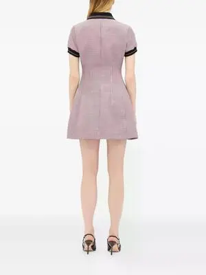 MSGM Check-pattern Mini Dress