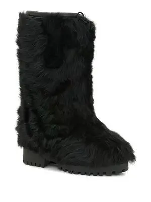 YVES SALOMON Shearling Knee-high Boots