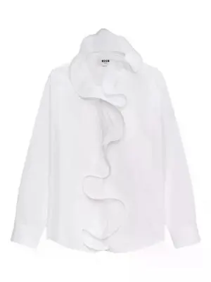 Msgm Ruffle Shirts For Women