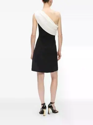 Karl Lagerfeld Mini Draped One-shoulder Dress