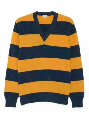 GALLIA V-neck Wool Sweater