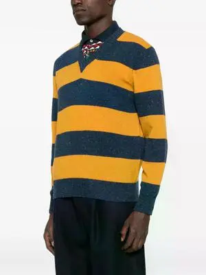 GALLIA V-neck Wool Sweater