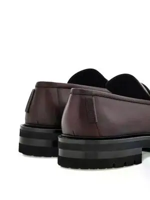 FERRAGAMO Saddle-strap Penny Loafers