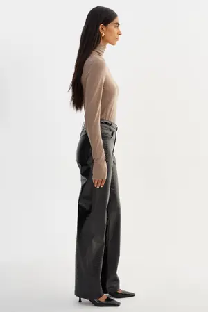 LAMARQUE Faux Leather Croco Pants