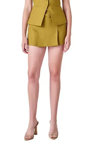 Endless Rose Belted Shorts For Women