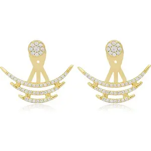 MAZIN JEWELS Shang Ear Jackets - Gold