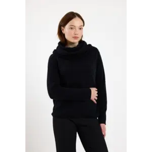 BRODIE CASHMERE Hannah Hooded Cowl Cashmere Sweater