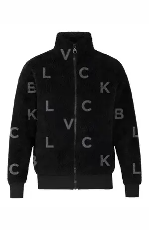 BLVCK Monogram Fleece Jacket