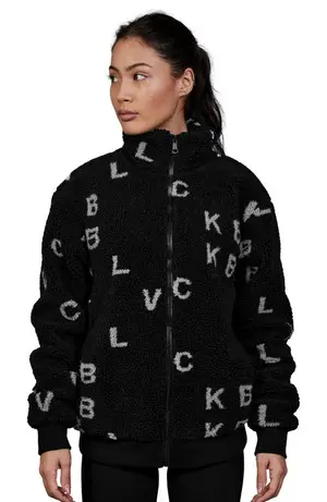 BLVCK Monogram Fleece Jacket