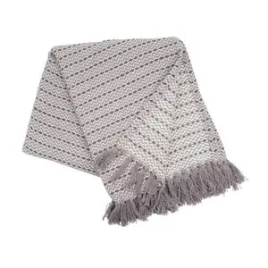 C&F HOME Mini Chevron Throw Blanket Collection - Grey