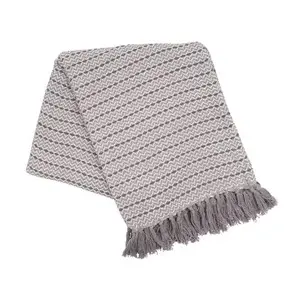 C&F HOME Mini Chevron Throw Blanket Collection - Grey