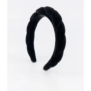 ALEXANDE DE PARIS Alexandre De Paris Dahlia Velvet Headband - Black