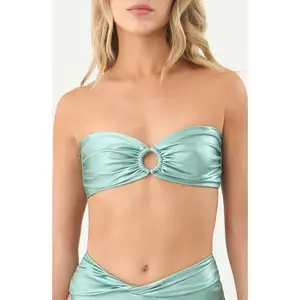 BOAMAR O-ring Bandeau Bikini Top - Green