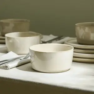 STONE + LAIN Eden Stoneware 24-piece Dinnerware Set
