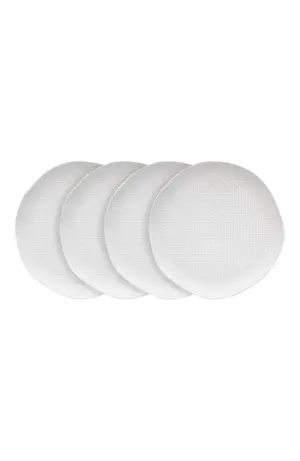 STONE + LAIN Abigael Stoneware 4-piece Dinner Plate Set