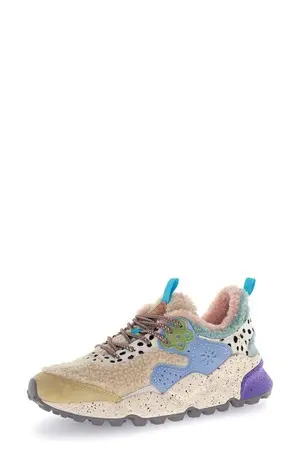 Flower Mountain Textured Sneakers For Women