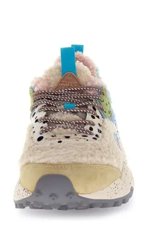 FLOWER MOUNTAIN Kotetsu Faux Shearling Sneakers