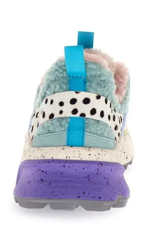 FLOWER MOUNTAIN Kotetsu Faux Shearling Sneakers