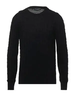 Dolce & Gabbana Knitted Silk Sweater - Black