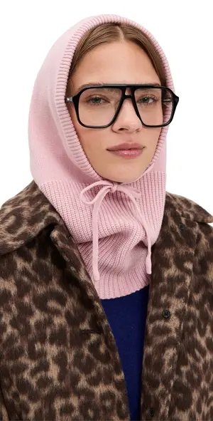 Hat Attack Smooth Knit Balaclava - Blush