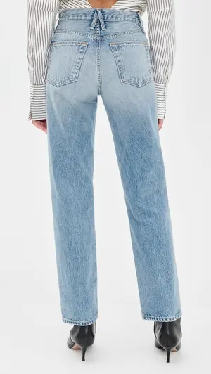 SLVRLAKE Kendra High-rise Straight Jeans - Back To Zero