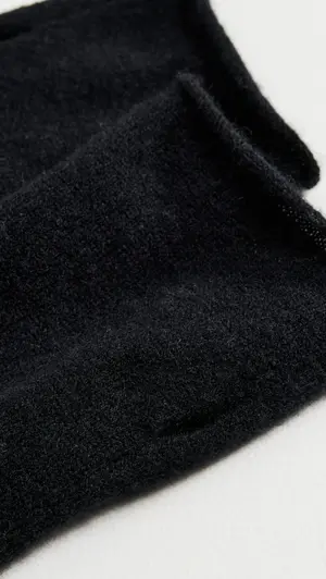 LISA YANG Aspen Arm Cashmere Warmers - Black