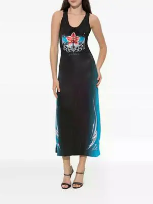 Casablanca Slinky Jersey Midi Dress