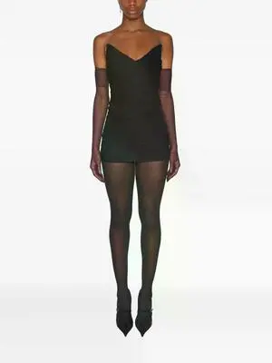 MUGLER Draped Mini Dress