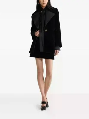 PATOU Velvet Satin-lapel Blazer