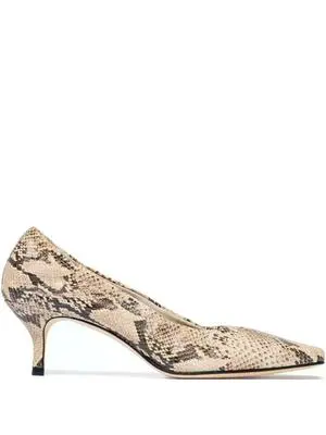 Bernardo 1946 57mm Snakeskin-effect Pumps
