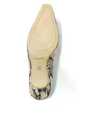 Bernardo 1946 57mm Snakeskin-effect Pumps
