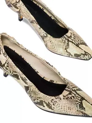 Bernardo 1946 57mm Snakeskin-effect Pumps