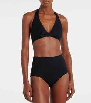 ERES Halterneck Bikini Top - Black