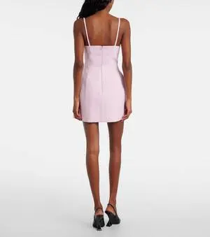 Blumarine Embellished Crêpe Minidress
