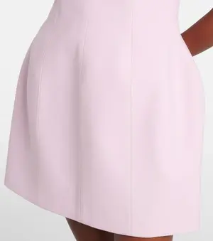 Blumarine Embellished Crêpe Minidress