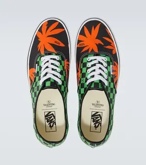 Valentino Garavani X Vans Vlogo Printed Sneakers