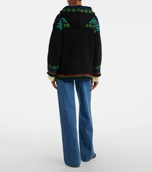 Polo Ralph Lauren Hooded Wool Sweater - Black