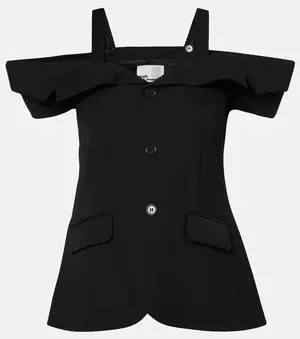 Noir Kei Ninomiya Notched Lapel Outerwear For Women