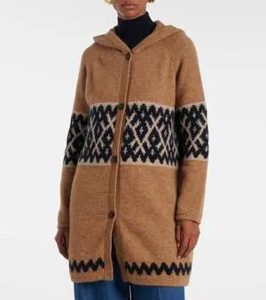 Max Mara Moscova Mohair And Wool-blend Cardigan