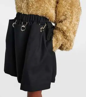Noir Kei Ninomiya Wool Miniskirt