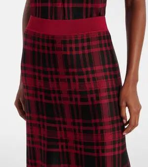 Polo Ralph Lauren Plaid Midi Skirt