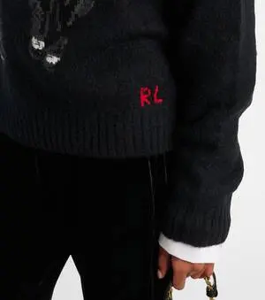 Polo Ralph Lauren Polo Bear Wool-blend Sweater - Black